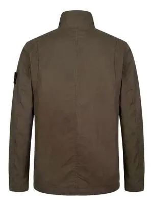 Stone Island Logo-patch Coat - Brown