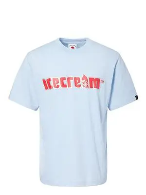 ICECREAM Soft Serve Cotton T-shirt - Blue