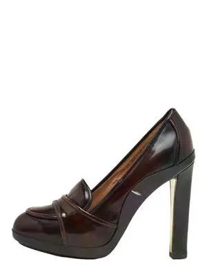 FERRAGAMO Strap Detail Pumps - Brown