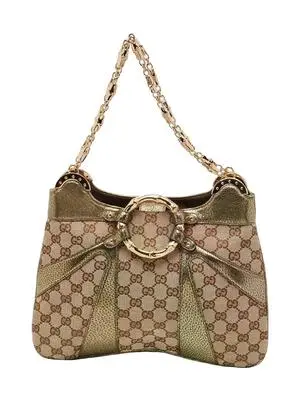 Gucci Gg Supreme Canvas Shoulder Bag - Neutrals