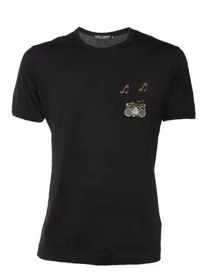 DOLCE & GABBANA Music-patch T-shirt