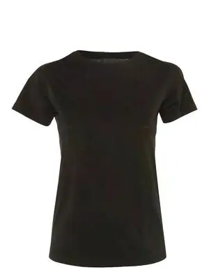 Moncler Logo Striped T-shirt - Black