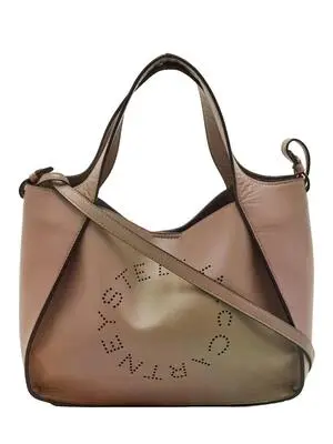 Stella McCartney Perforated Logo Tote Bag - Neutrals