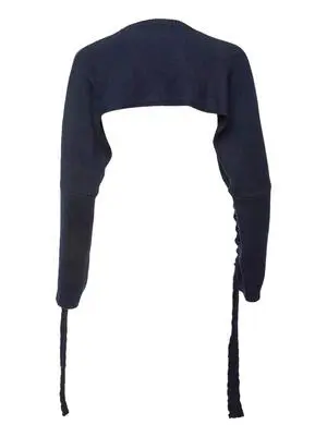 Loewe Braided Cropped Sweater - Blue