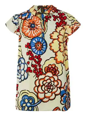 LOUIS VUITTON Louis Vuitton Floral Print Top