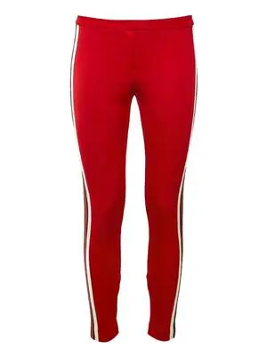 Gucci Striped Detail Slim-fit Trousers - Red