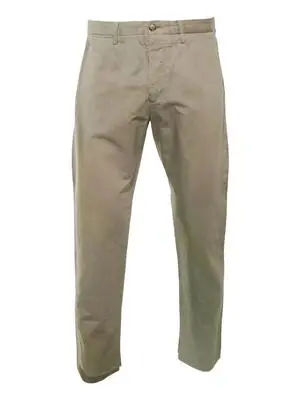 Ermenegildo Zegna Cotton Trousers - Neutrals