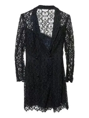 Sandro Nanie Lace Dress - Black
