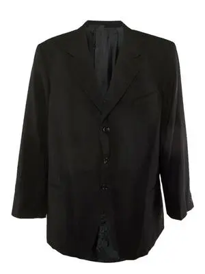ARMANI Single-breasted Blazer - Black