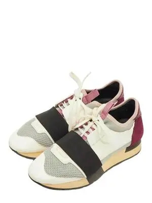 Balenciaga Race Runner Low Top Sneakers - Neutrals