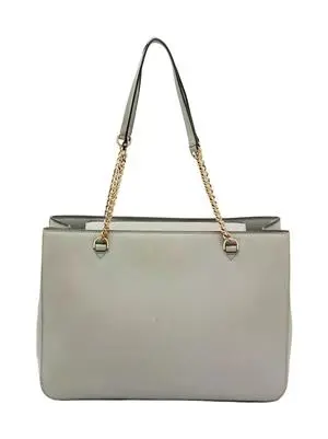 Dkny Saffiano Leather Tote Bag - Grey