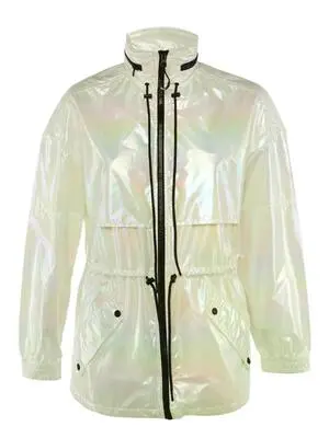 Kenzo Logo-detail Iridescent Jacket - Neutrals