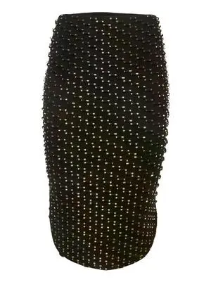 Kenzo Studded Knit Skirt - Black