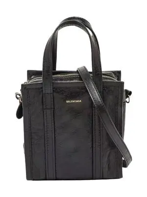 BALENCIAGA Balenciaga Bazar XS Leather Tote Bag