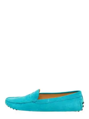 TOD'S Suede Gommino Loafers - Blue