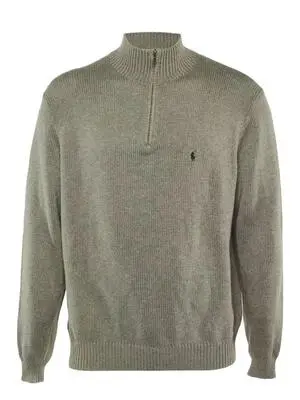 Polo Ralph Lauren High-neck Half-zip Sweater - Grey