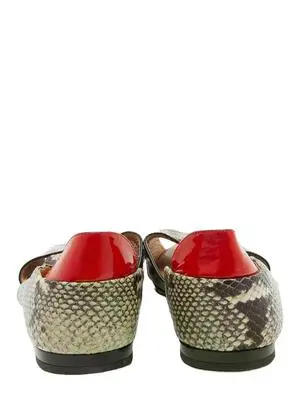 GIUSEPPE ZANOTTI D'orsay Flat Sandals - Grey