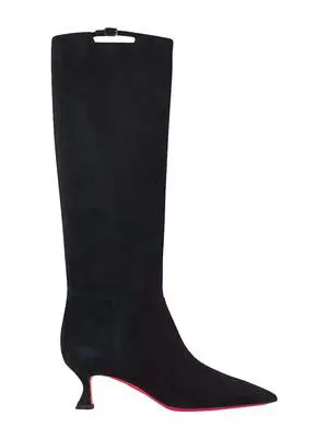 Santoni Pointed-toe Buckled Boots - Black