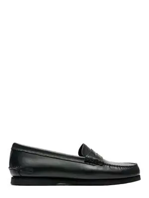 Timberland Logo-embossed Penny Loafers - Black