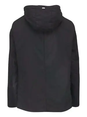 Herno Hooded Notched Lapel Jacket - Black