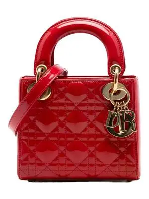 Dior Mini Lady Satchel - Red