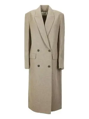 LOW CLASSIC LOW CLASSIC Long Sleeve Double-Breasted Coat