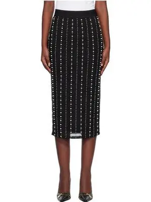VERSACE Versace Jeans Couture Embellished Elasticated Waist Skirt