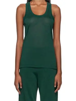 Studio Nicholson Semi-transparent Knitted Vest - Balsam Color