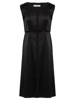 MAISON MARGIELA Sleeveless Midi Dress - Black