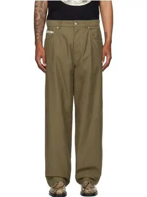 MOSCHINO Moschino Belt Loops Tailored Slacks