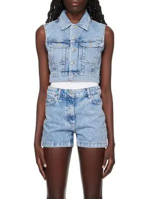 Moschino Denim Vest - Blue
