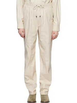 Isabel Marant Étoile Brina Drawstring Casual Pants - Nude