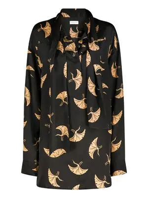 DRIES VAN NOTEN Dries Van Noten Graphic Printed Long Sleeve Shirt