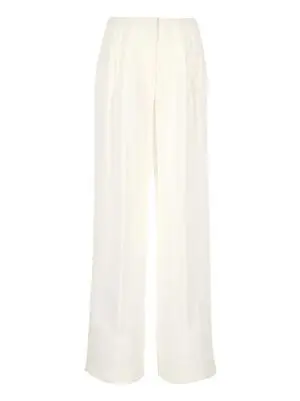 FORTE_FORTE Straight-leg Casual Pants - White
