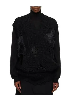 JUNYA WATANABE Junya Watanabe Patchwork V-Neck Sweater Vest