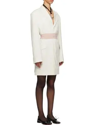 MAISON MARGIELA Button Down Coat - White