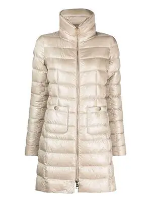 Herno Long-sleeved Down Jacket - Nude