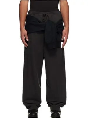 Mihara Yasuhiro Sweatshirt Combined Sweatpants - Black
