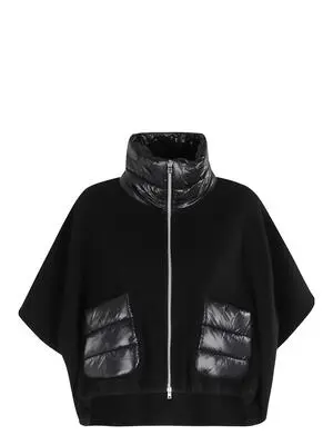 Herno Short-sleeve Poncho - Black