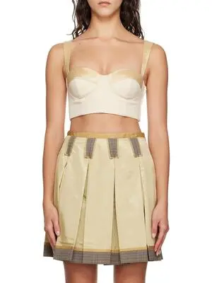 Moschino Inside Out' Vest - Nude