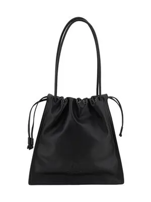 COCCINELLE Coccinelle Logo Embossed Drawstring Tote Bag