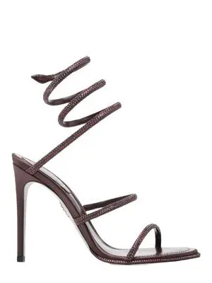 Rene Caovilla Embellished Stiletto Sandals - Multicolor