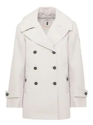 SAVE THE DUCK Double-breasted Trench Coat - Beige