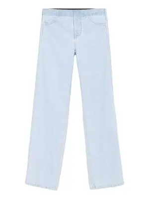 Christopher Esber Wide-leg Jeans With Button Front - Light Blue