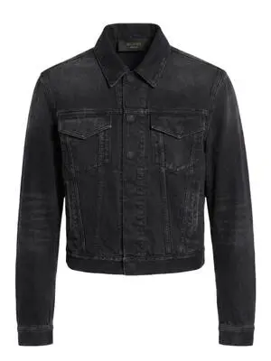 Gucci Washed Cotton Denim Jacket - Black