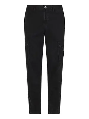 Stone Island Cargo Pants - Black