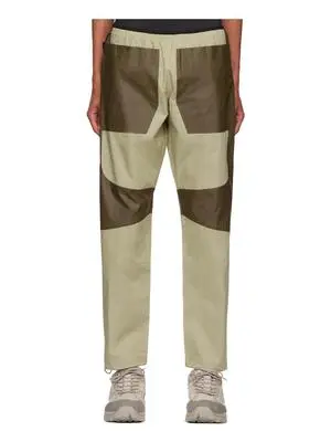 RANRA Patchwork Design Casual Pants - Nude
