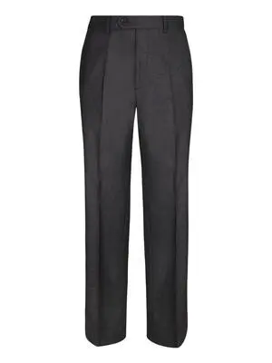 SUNFLOWER Wool Blend Tailored Trousers - Black