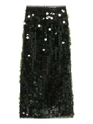 16Arlington Dia Midi Skirt - Black