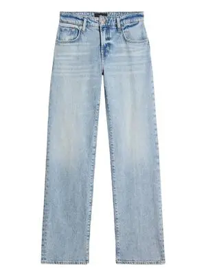 7 For All Mankind Calie Straight Leg Jeans - Denim